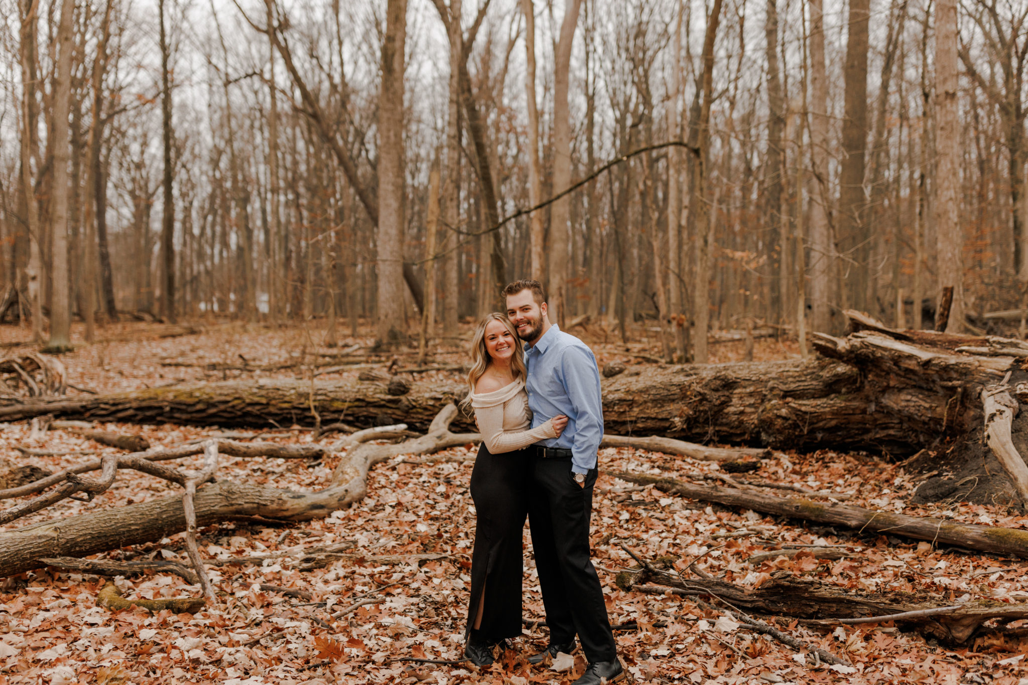BRITTANIE + SHANE, carpenter lake winter portrait session - amber-marie ...